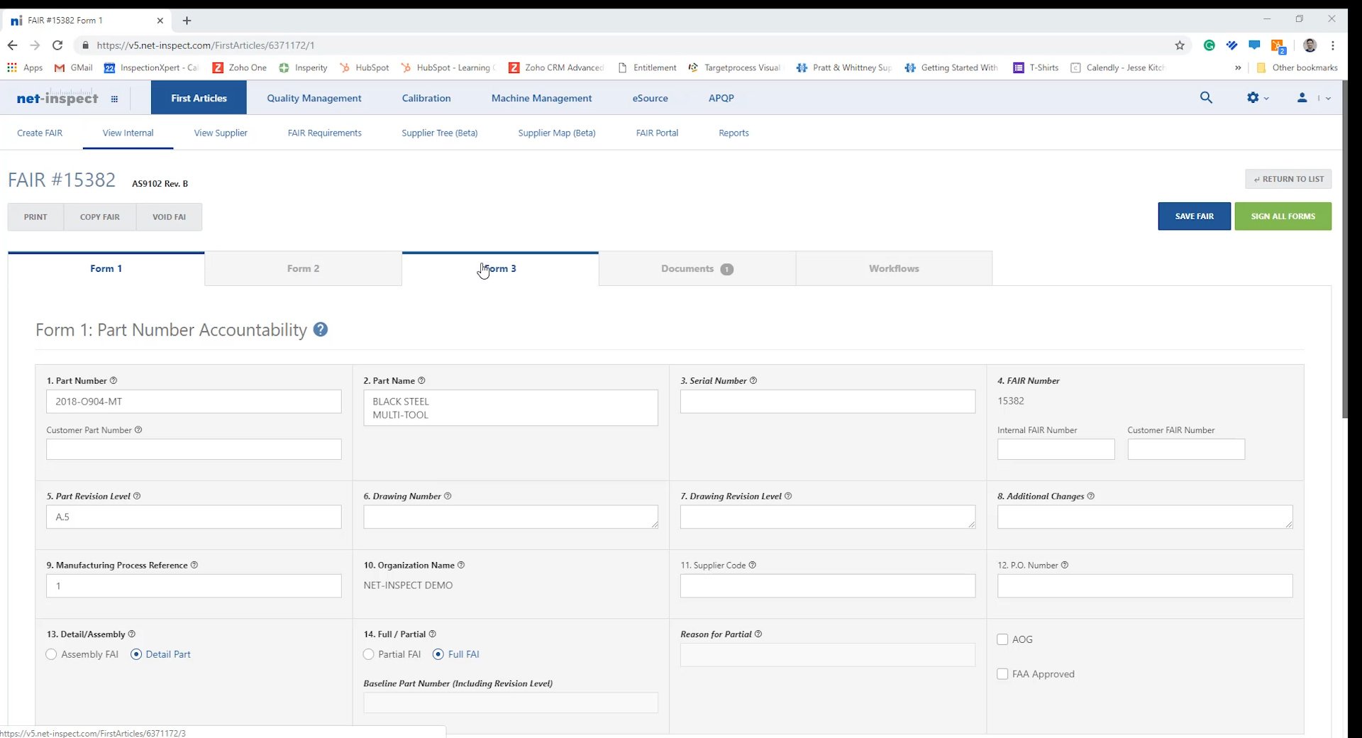 How to Upload your AS9102 FAI to Net-Inspect